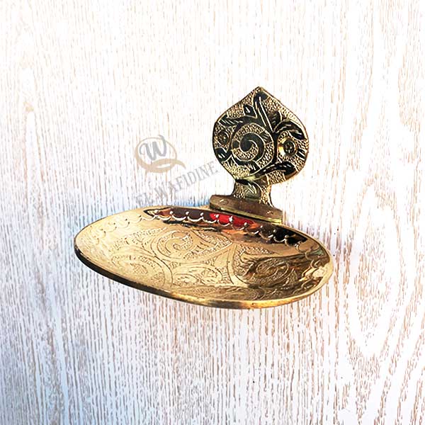 Porte-savon en laiton au design sculpté - EL WAFIDINE
